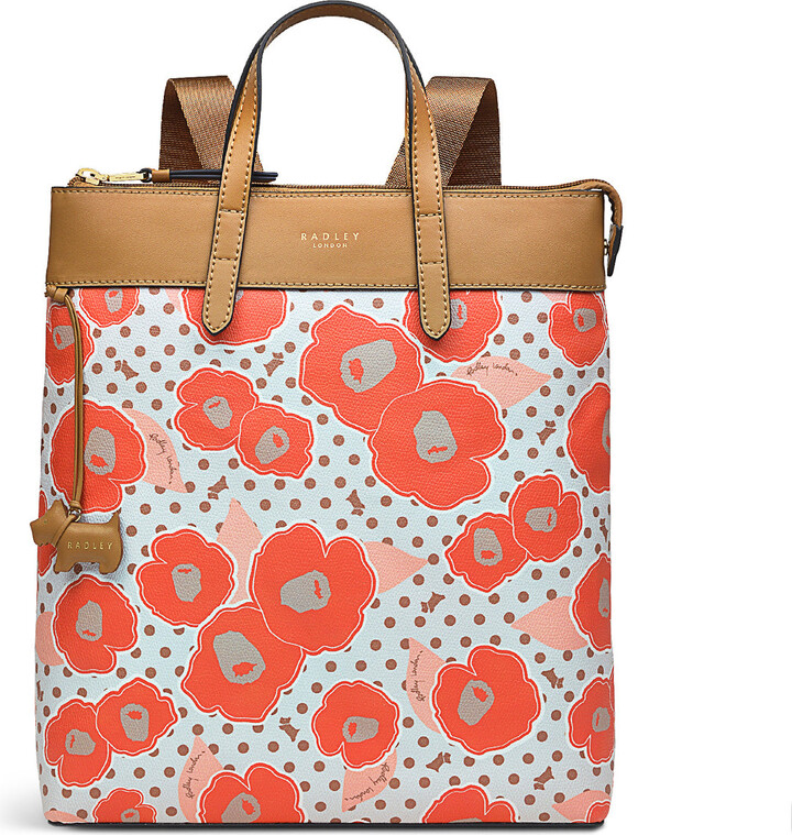 Radley London Heritage Hollyhock Responsible - Medium Ziptop Backpack ...