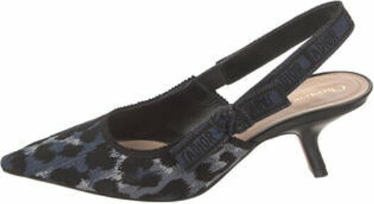 Christian Dior J'Adior Canvas Slingback Sandals - ShopStyle