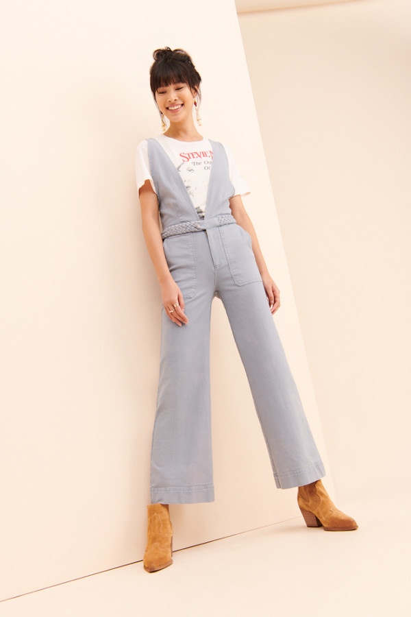 Chaser Braided Waist Overalls - ShopStyle Pants