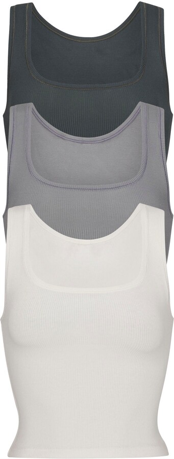 Cotton Rib Tank Pack | Deep Sea Multi - ShopStyle