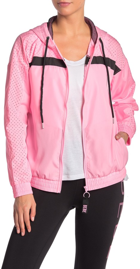 Bebe Sport Perforated Jacket - ShopStyle