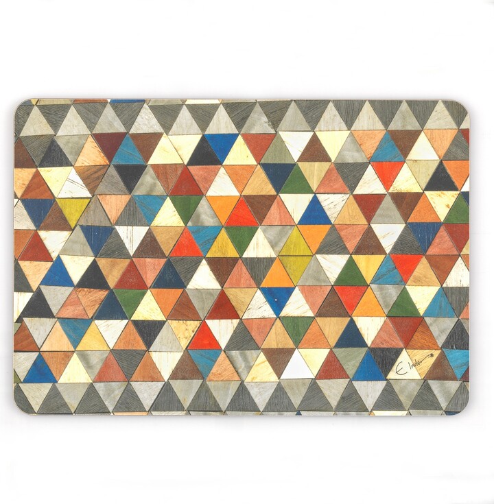 E. Inder Designs - Four Placemats In Extra Large Size. Perfect To Place ...