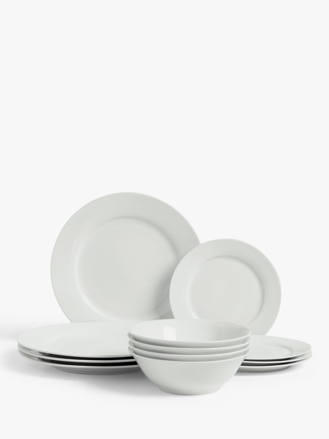 John Lewis ANYDAY Eat Porcelain Dinnerware Set - ShopStyle