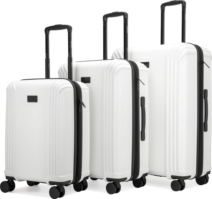 Badgley Mischka Luggage Evalyn 3 Piece Expandable Classy Luggage Set ...