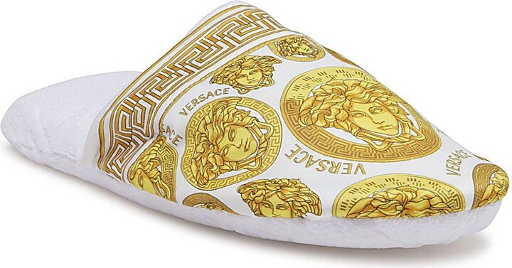 Versace Medusa Printed Slippers - ShopStyle