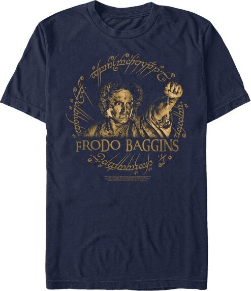 The Lord of the Rings Men' Lord of the Ring Fellowhip of the Ring Frodo ...