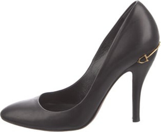 Gucci Leather Pumps - ShopStyle