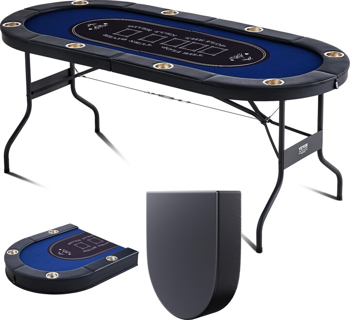 VEVOR Foldable Poker Table for 8 Player - ShopStyle