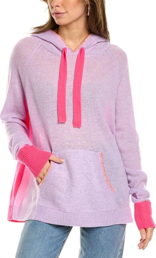 Scott & Scott London Contrast Back Cashmere Hoodie - ShopStyle