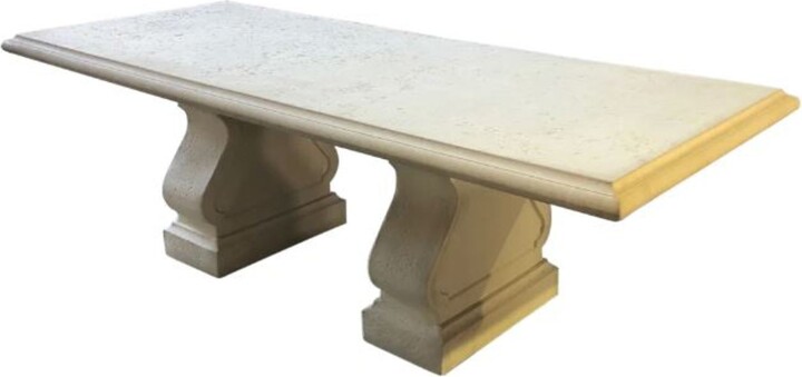 TOPPCO Outdoor Dining Table Rectangular 270cm x 100cm, L 270cm W 100cm ...