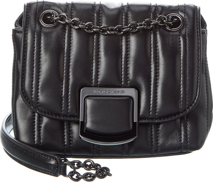 Longchamp Brioche Leather Shoulder Bag - ShopStyle
