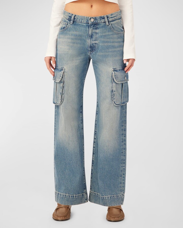DL1961 Zoie Wide-Leg Low-Rise Relaxed Vintage Jeans - ShopStyle