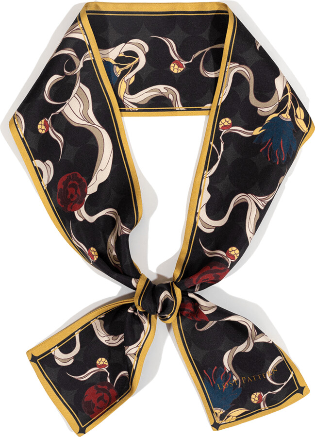 Lost Pattern Nyc Dream Silk Twill Neck Bow - Black - ShopStyle Scarves ...