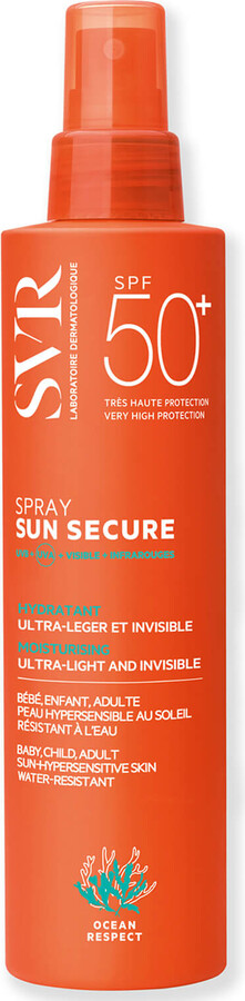 SVR Laboratoires SVR SUN SECURE Face and Body Spray SPF50+ 200ml ...