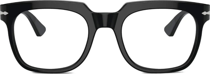 Persol Square-Frame Clear-Lenses Glasses - ShopStyle Eyeglasses