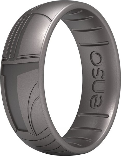 Enso Rings Star Wars The Mandalorian Classic Silicone Ring - - Platinum ...