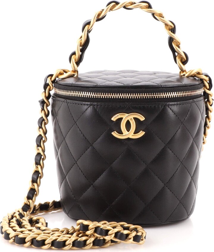 Chanel Afternoon Tea Bucket Bag Quilted Lambskin - ShopStyle