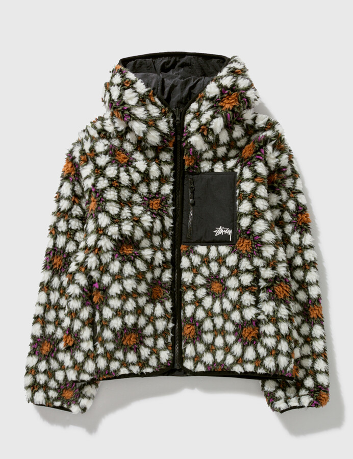 Stussy Pattern Sherpa Reversible Jacket - ShopStyle