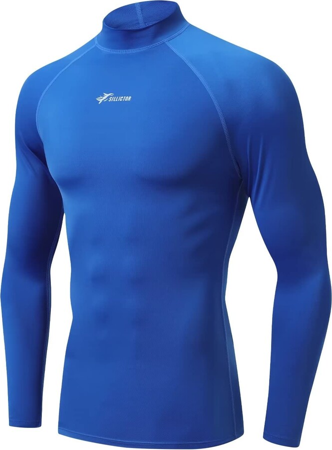 Sillictor Sillitor Mens Rash Vest Long Sleeve UV Sun Protection Hign ...