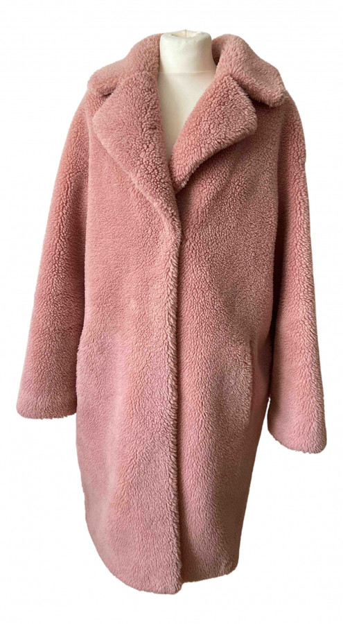 Stand Studio N Pink Faux fur Coats - ShopStyle