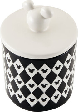 Disney Home Monochrome Small Ceramic Canister, 2.2 Cup, Black ...