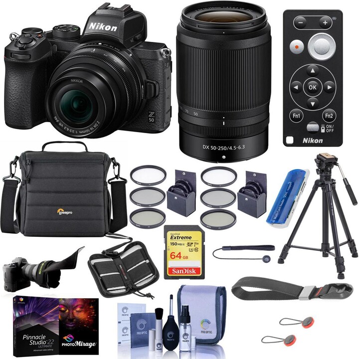 Nikon Z50 Dx-Format Mirrorless Camera with Z Dx 16-50mm f/3.5-6.3 Vr ...