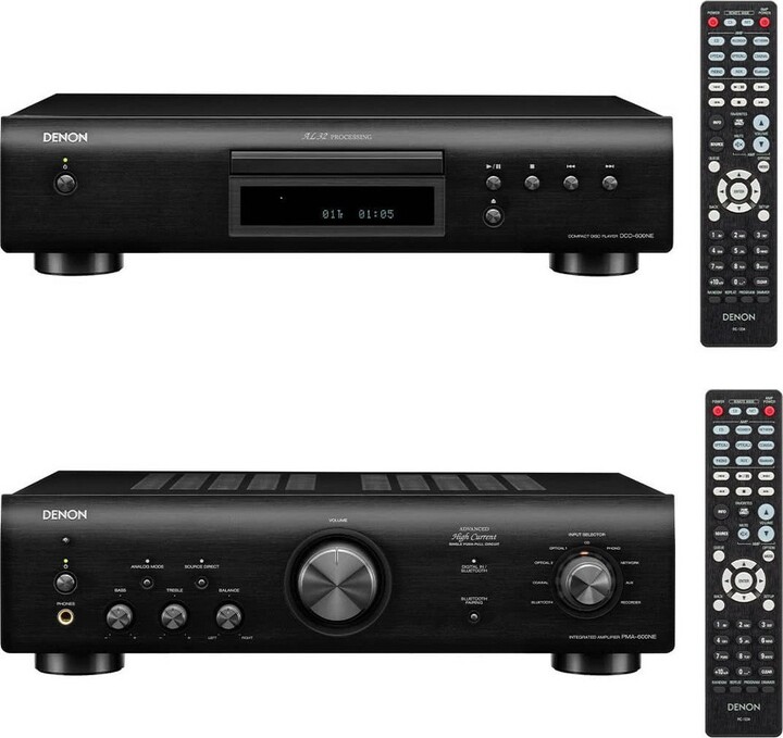 Denon DCD-600NE CD Player with PMA-600NE 2 Channel 70W Integrated ...