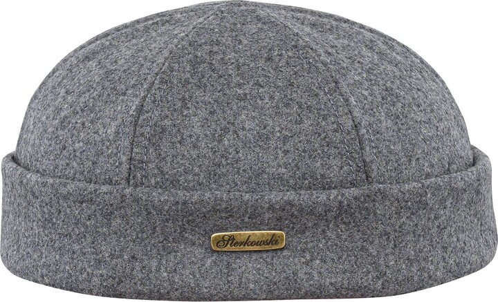 Sterkowski Docker Beanie Cap | 100% Wool | 54-65 cm Navy Watch Work ...