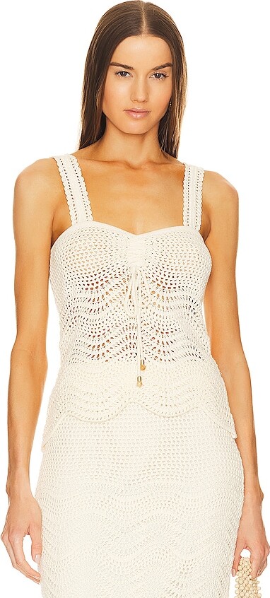 Zimmermann Devi Textured Tank - ShopStyle Tops