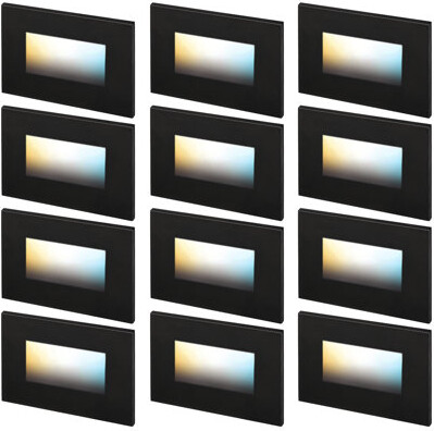 LEONLITE Black Integrated LED Metal Step Light Kit - ShopStyle