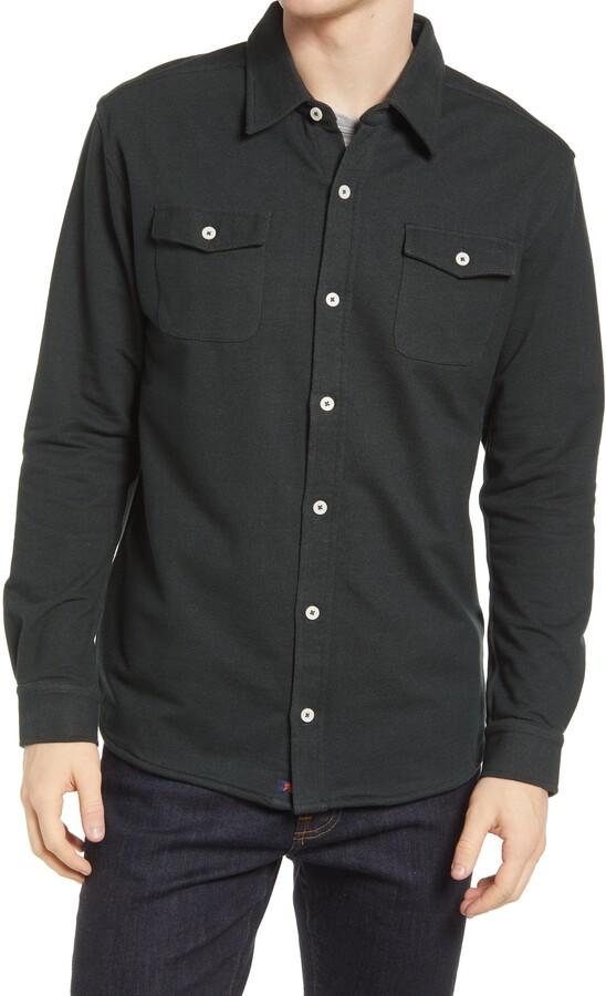 The Normal Brand Workman Knit Shirt Jacket - ShopStyle