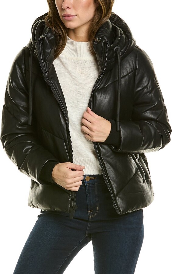 Andrew Marc Hooded Puffer Jacket - ShopStyle
