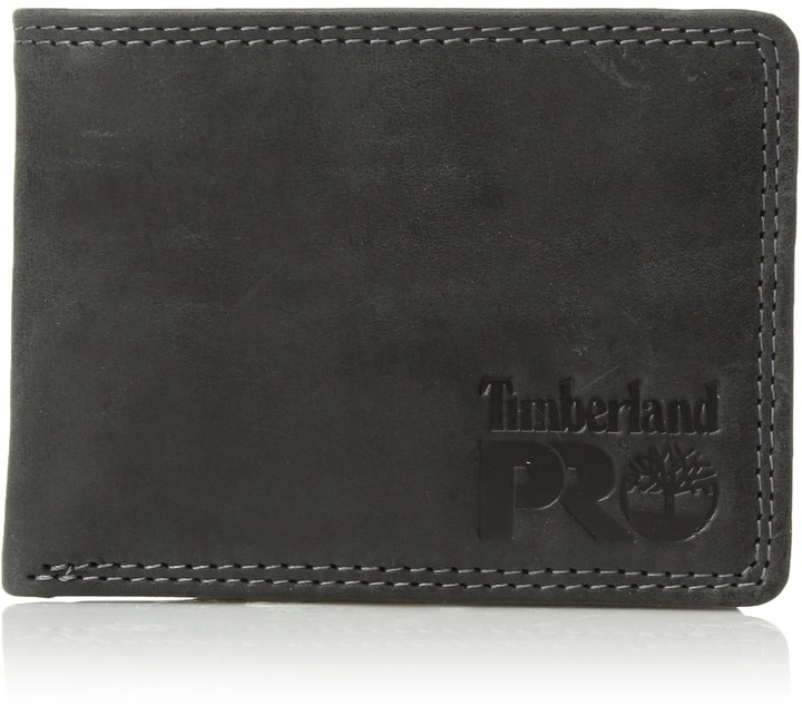 Timberland Men's Leather RFID Wallet with Removable Flip Pocket Card ...