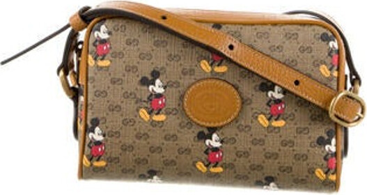 Gucci X Disney Mini Vintage GG Supreme Monogram Mickey Mouse Bag ...