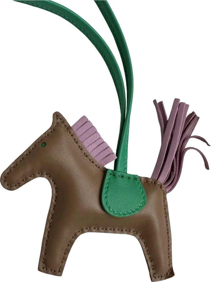Hermes Rodeo leather bag charm - ShopStyle