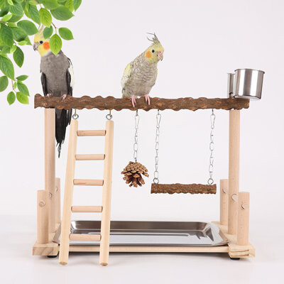 UMMA, LLC 10.8'' Wood Bird Play Gym for Table Top - ShopStyle Pet ...