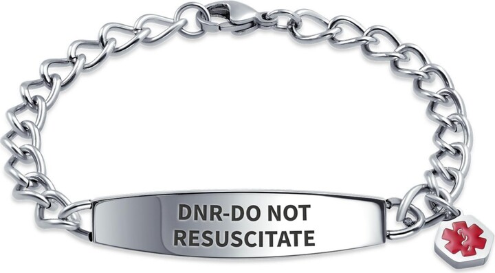 Bling Jewelry Dnr-Do Not Resuscitate Identification Medical Id Miami ...