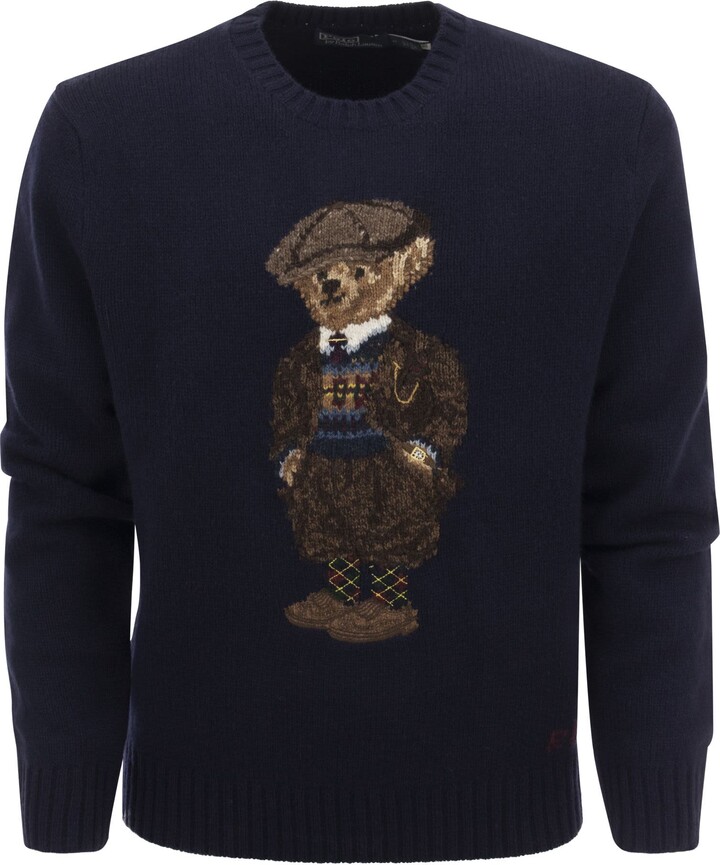 Polo Ralph Lauren Polo Bear Crew-neck Jumper - ShopStyle