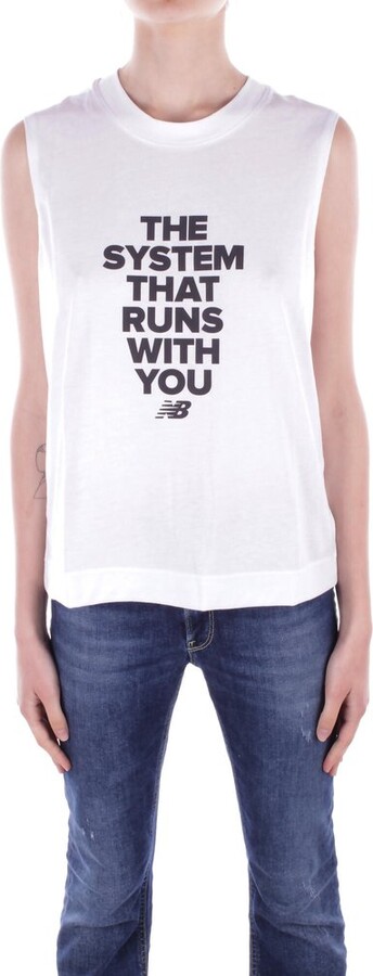 New Balance Shifted Heathertech Graphic Tank Top - ShopStyle