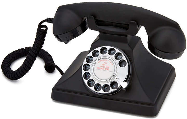 Gpo GPO Retro 200 Classic Rotary Dial Telephone - Black - ShopStyle Watches