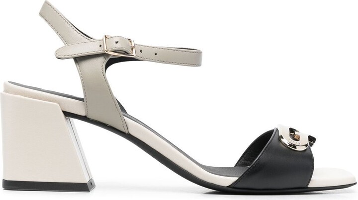 Furla Logo-Plaque 60mm Sandals - ShopStyle