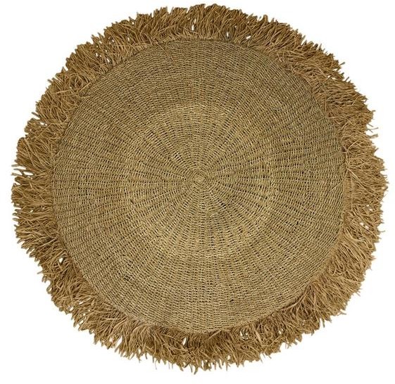 Earthware - Round Seagrass Rug with Hair - ShopStyle