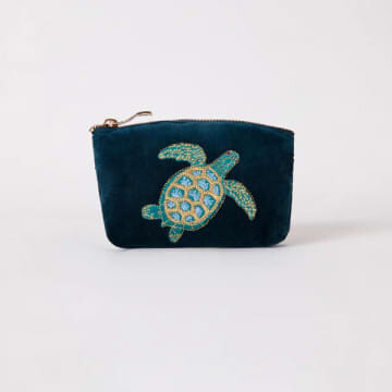 Elizabeth Scarlett Marine Swimming Turtle Coin Purse - ShopStyle ...