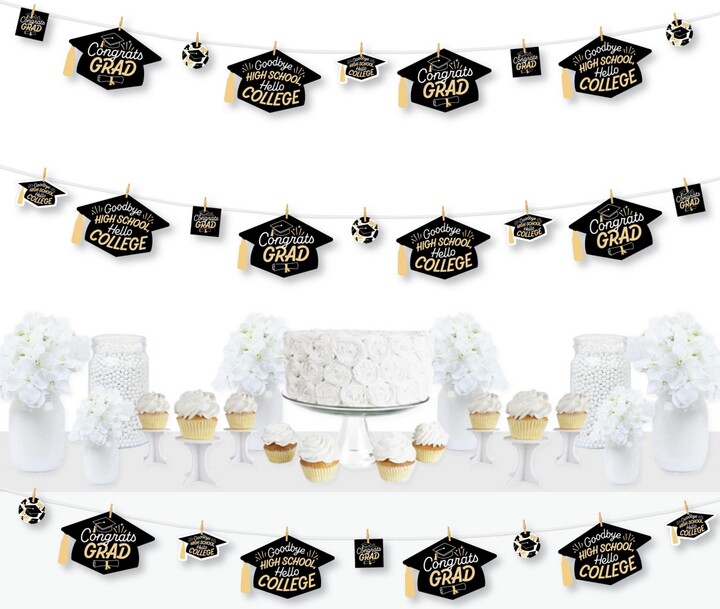 Big Dot Of Happiness Goodbye High School, Hello College - Grad Party ...