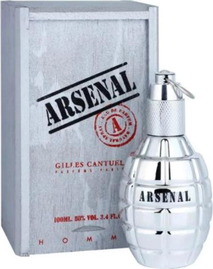 Arsenal Platinum Eau De Parfum Gilles Cantuel Men's Cologne 3.4 Oz ...