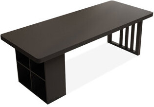 Wren Decors Black Rectangular Solid Wood desk - ShopStyle
