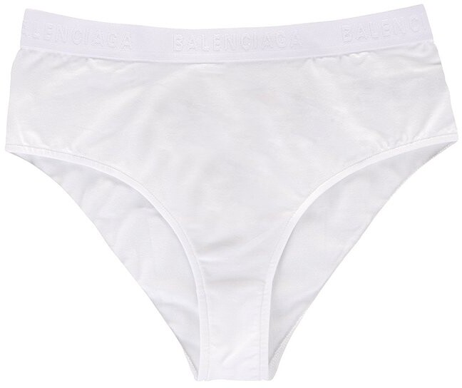 Balenciaga Logo Band High-Rise Briefs - ShopStyle Knickers