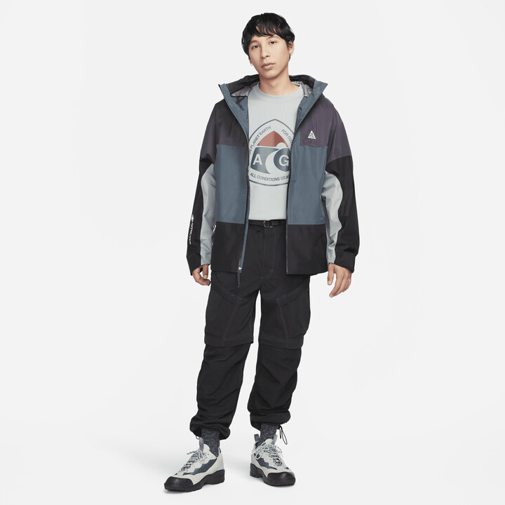 Nike Men's Storm-FIT ADV ACG "Chain of Craters" Jacket in Grey - ShopStyle