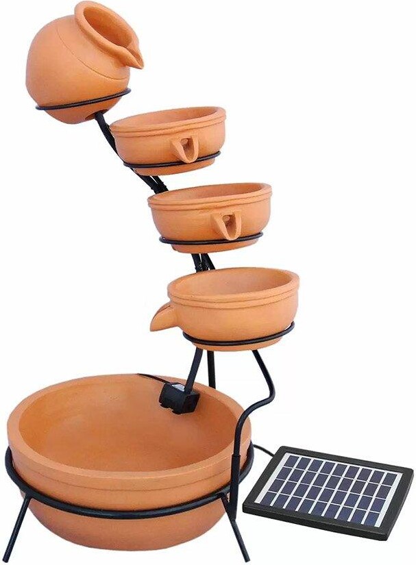 Monstershop Terracotta 4 Tier Spilling Bowls Water Feature - ShopStyle ...