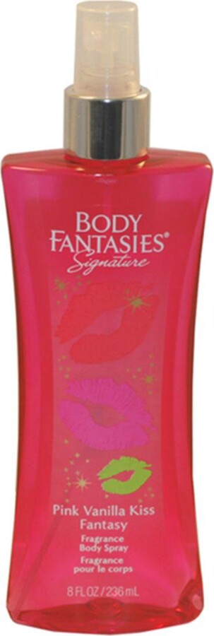 Parfums de Coeur 8 oz Pink Vanilla Kiss Fantasy by Body Fantasies ...